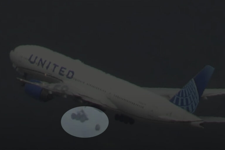 United Airlines 777 bound for Osaka loses tire during take-off from San ...